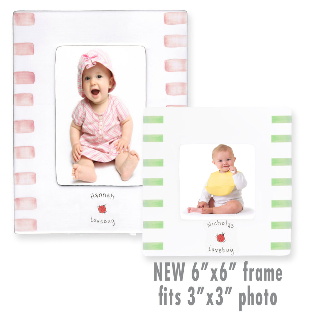 Baby Stripe Happy Frames - What a Dish!