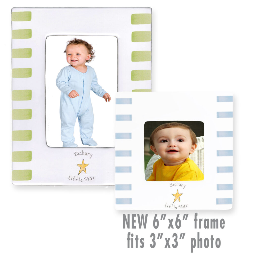 Baby Stripe Little Star Frames - What a Dish!