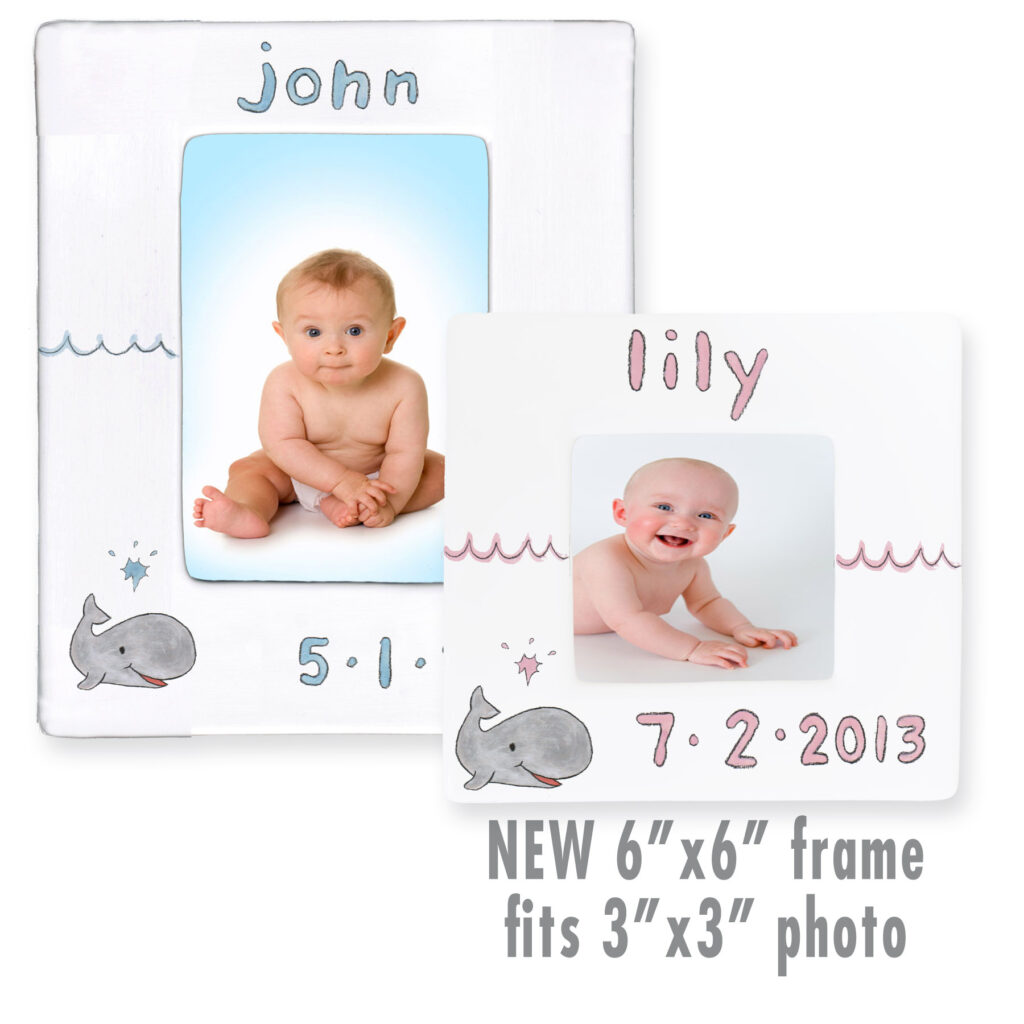 Little Me Whale Frames - What a Dish!